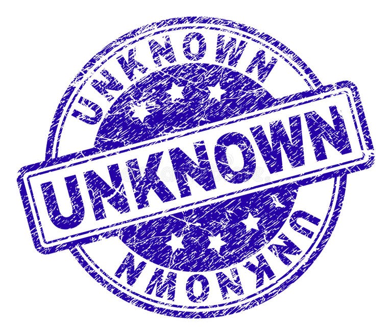 Scratched Textured UNKNOWN Stamp Seal Stock Vector - Illustration of ...