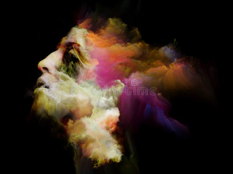 Unknown to Yourself stock illustration. Illustration of mental - 106121378