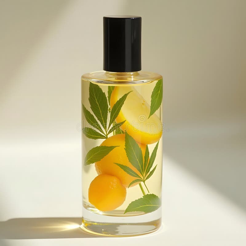 Unlabeled Elixir: Citrus, Apple, and Woody Notes Blend Stock ...