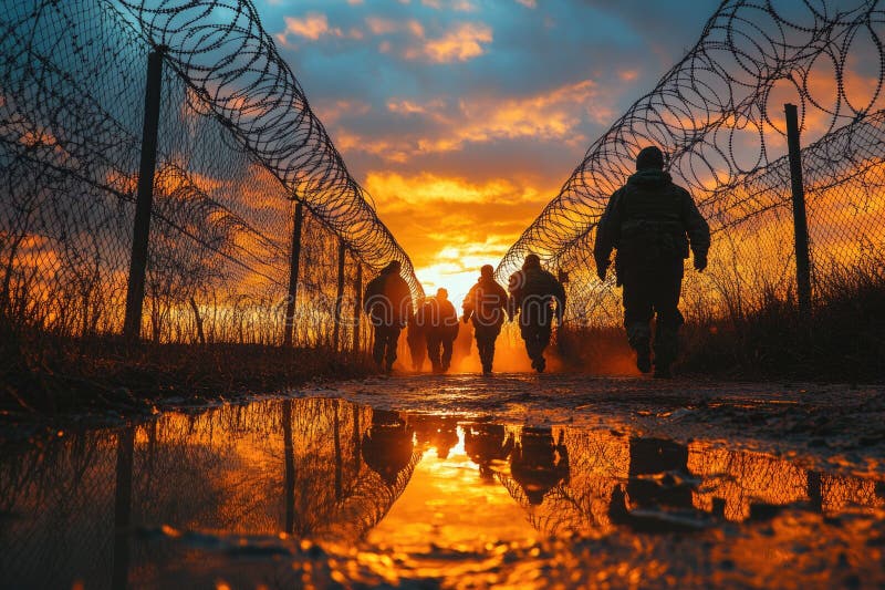 Unlawful Passage: Refugee Attempts Illegal Crossing, Migration ...