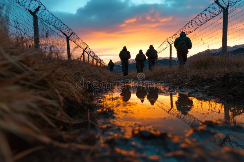 Unlawful Passage: Refugee Attempts Illegal Crossing, Migration ...