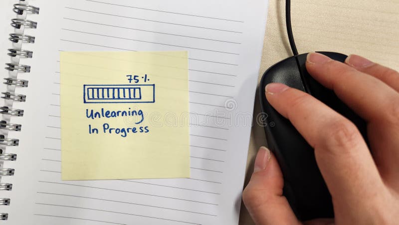 Unlearning in Progress. Learn To Unlearn Stock Image - Image of change ... Unlearning in Progress. Learn To Unlearn Stock Image - Image of change ...
