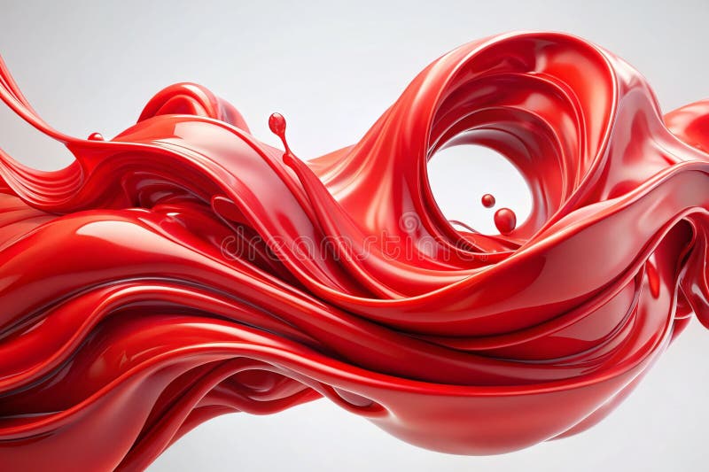 Dynamic Red Liquid Morphing 4K Looping Animation for Motion Graphics ...