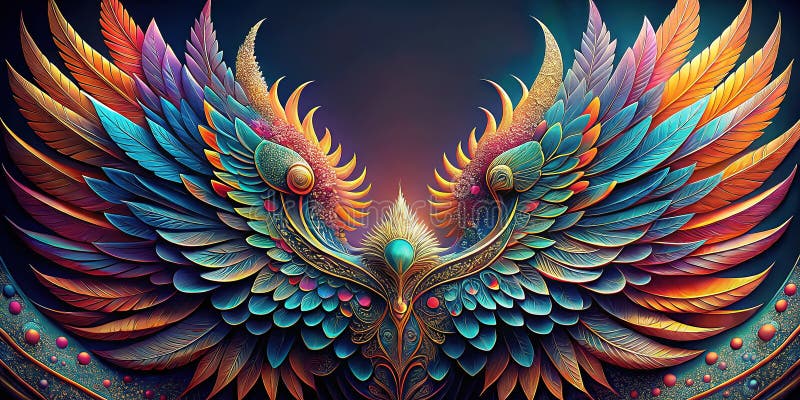 Free Abstract Wing Patterns Stunning Digital Art for Wallpaper Posters ...