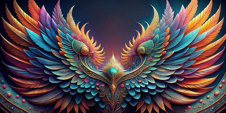 Free Abstract Wing Patterns Stunning Digital Art for Wallpaper Posters ...