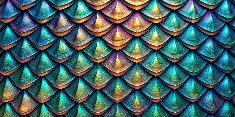 Stunning Geometric Dragon Scale Patterns for 3D Design Textures Bump ...