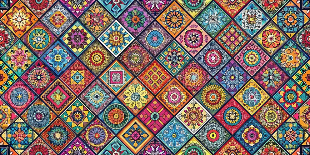 Stunning Geometric Square Patterns a Collection of Abstract Modern and ...