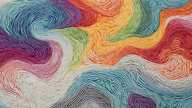 Unique HandDrawn Doodle Rug Design for Print a Vibrant and Playful ...