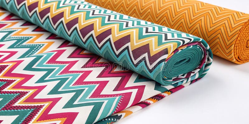 Dynamic Irregular Zigzag Textile Prints Abstract Geometric Patterns for ...