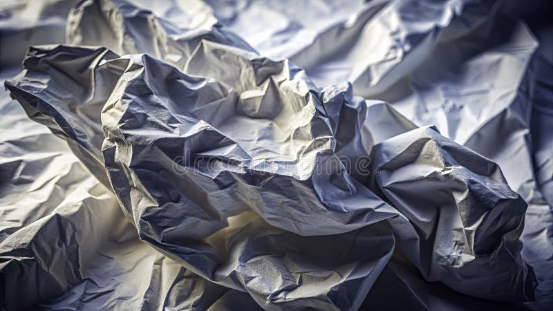 Elegant White Crumpled Paper Texture a Versatile Resource for Artistic ...