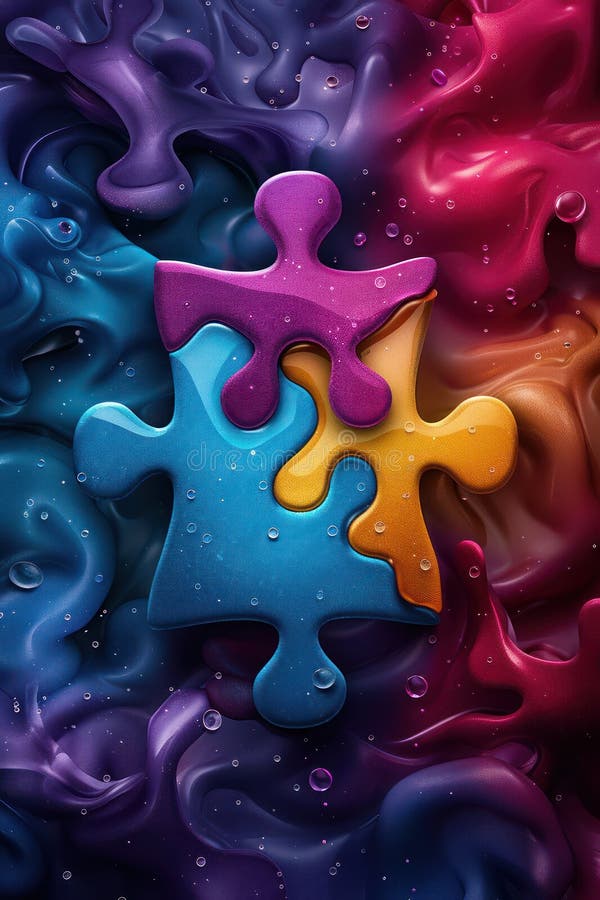 Enhancing Creative Expression Puzzle Piece Themed Artwork for Raising Awareness and Unique ...