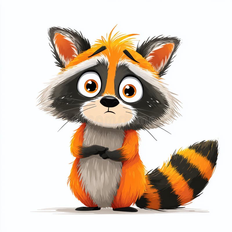 Unleash Your Creativity a Visual Prompt Generator for Imaginative Raccoon Art Stock Illustration ...