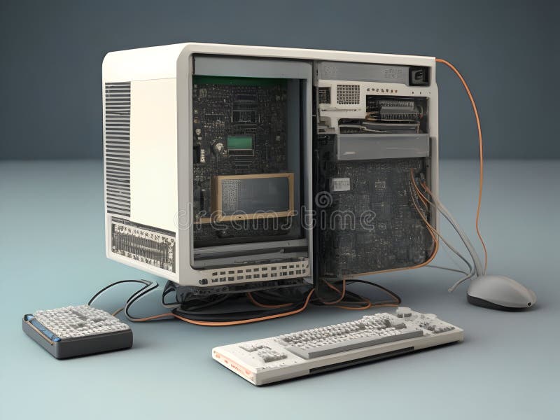 Digital Minds at Work: Extraordinary Smart Computer Visuals Stock ...