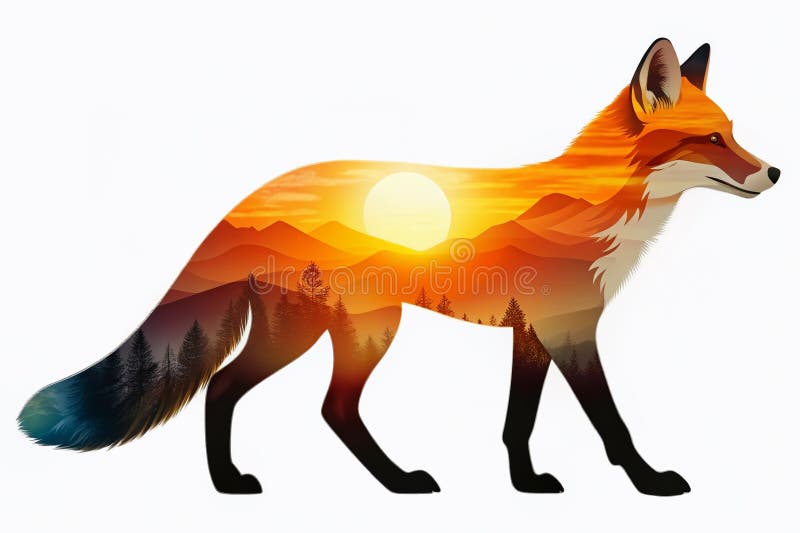 Learn To Draw a Stunning Silhouette Fox a Beginners StepbyStep Drawing ...