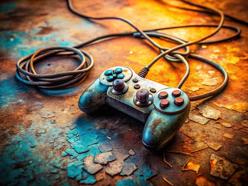 Unleash Your Inner Gamer with this Vintage Wired Game Controller a ...