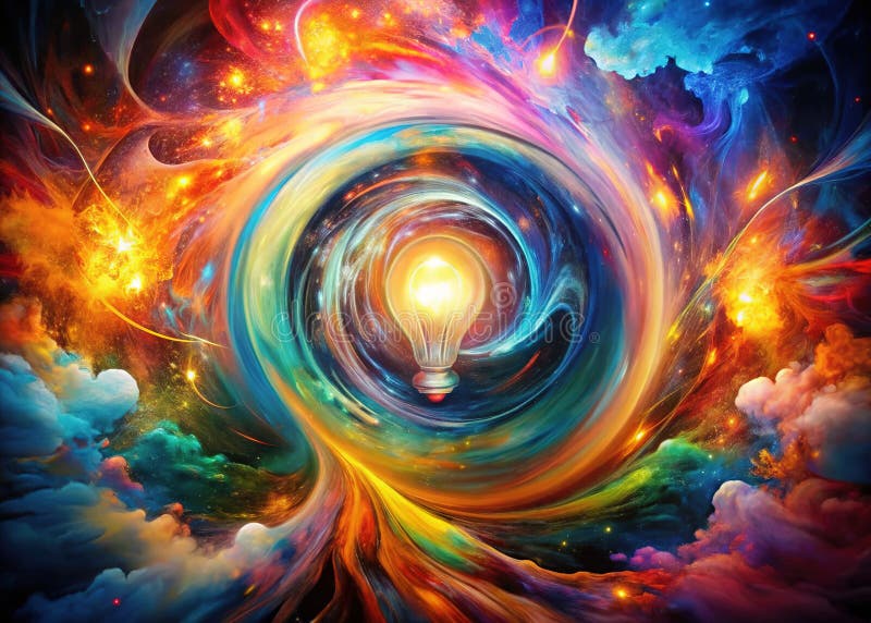 Unleash Your Inner Innovator a Colorful Double Exposure Exploration of ...