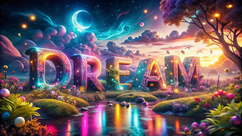 Unleash Your Inner Surrealist a Playful Text Effect Background for ...