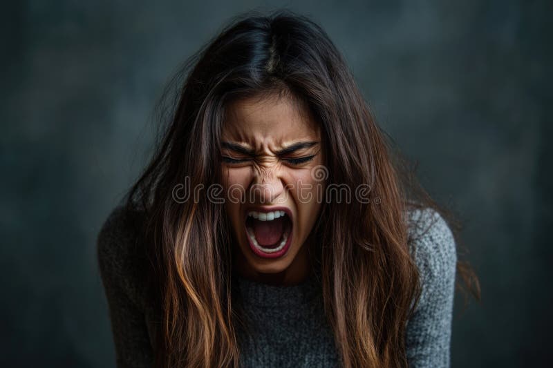 Unleashed Emotion: Deep Expression of Raw Anger, Capturing Intensity ...