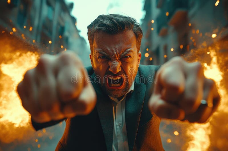 Unleashed Emotion: Deep Expression of Raw Anger, Capturing Intensity ...