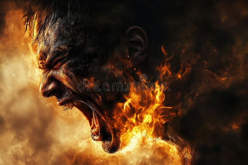 Unleashed Emotion: Deep Expression of Raw Anger, Capturing Intensity ...