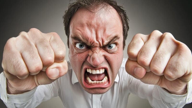 Unleashed Emotion: Deep Expression of Raw Anger, Capturing Intensity ...