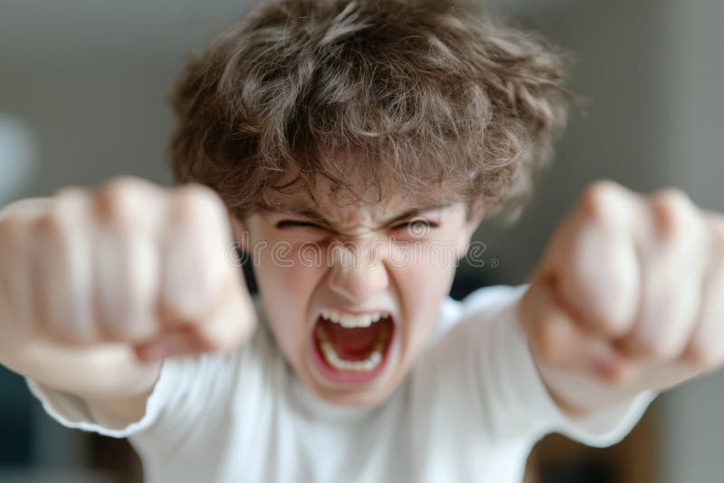 Unleashed Emotion: Deep Expression of Raw Anger, Capturing Intensity ...