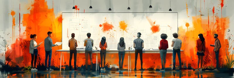 Unleashing Creativity - Diverse Team Brainstorming Session Stock ...