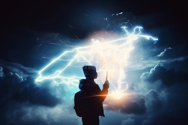 Unleashing the Future: Lightning-Powered Cloud Computing Device! Stock ... Unleashing the Future: Lightning-Powered Cloud Computing Device! Stock ...
