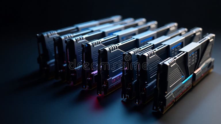 Unleashing Futuristic Speed with Advanced RAM Modules Illuminating ...