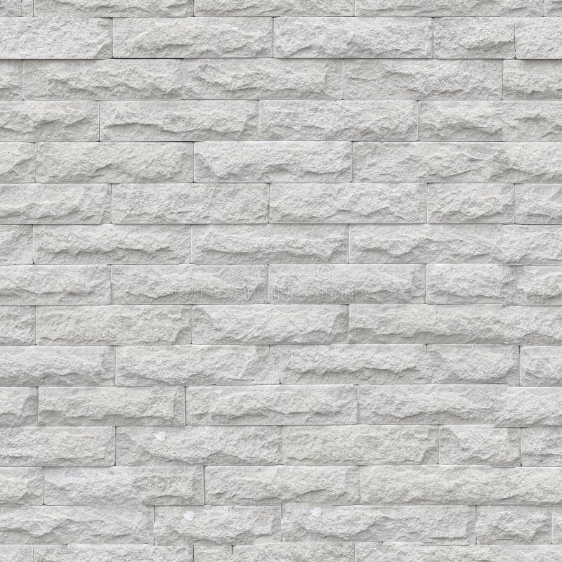 Unlimited Endless Seamless Pattern of the White Brick Wall Stock Image ...