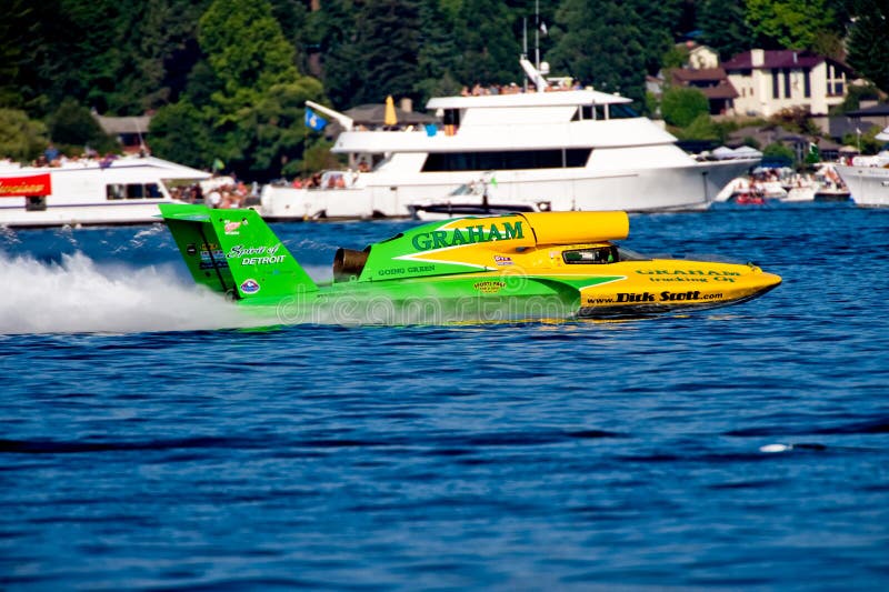 Hydrofoil Racing Boat