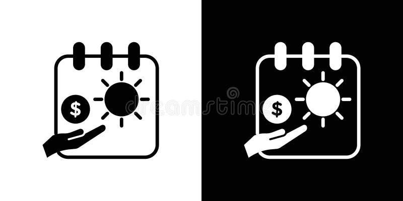 Unlimited PTO Icon Linear Logo Isolated Stock Illustration ...