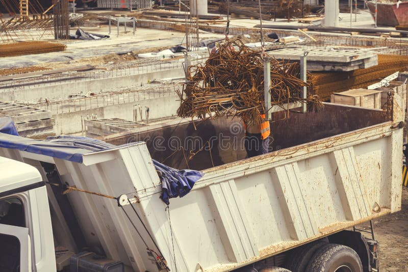 Rebar Bundles 2 stock image. Image of materials, bundle - 33443529