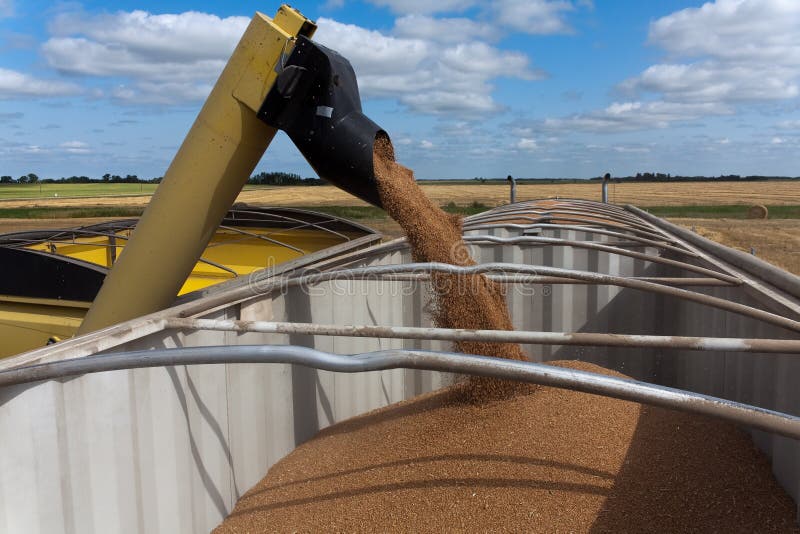 Farm Sunset stock photo. Image of farm, augur, barn, cloud - 957914