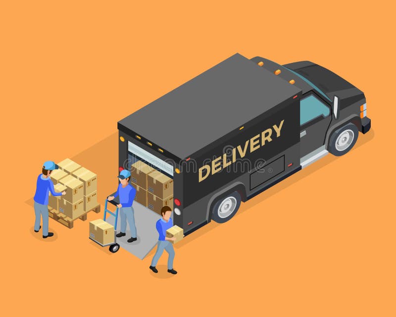 Unloading Stock Illustrations – 6,723 Unloading Stock Illustrations ...