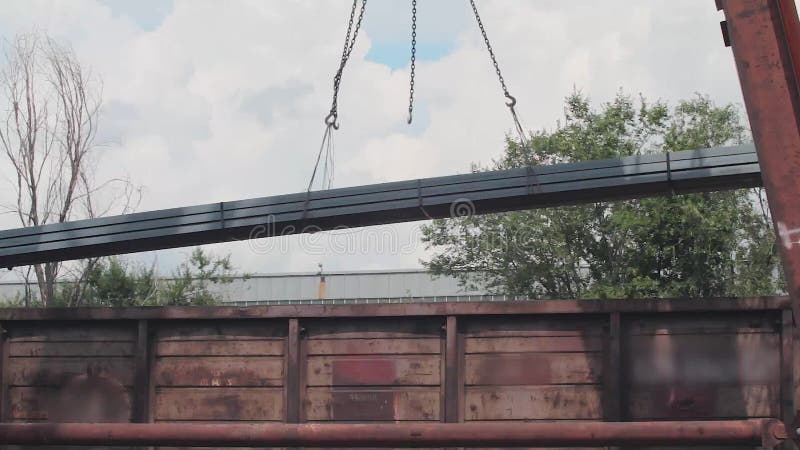 Panorama of Unloading Grain Trucks at Elevator on Elevating Hydraulic ...