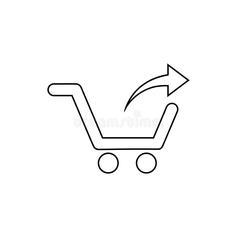 Unloading from a Trolley Icon. Element of Web for Mobile Concept and ...