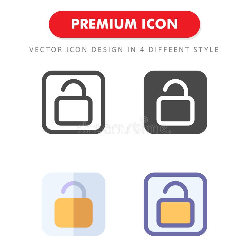 UnLock UI Design App Magazine Stock Illustration - Illustration of ...