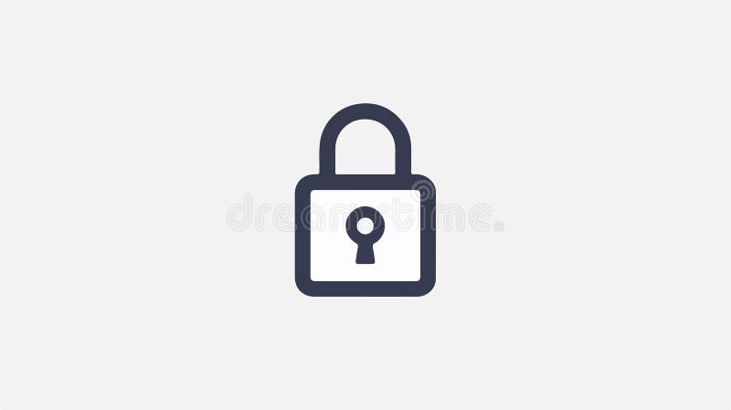 Unlock Icon for Web and UI Designers Stock Illustration - Illustration of cyber, privacy: 355696299
