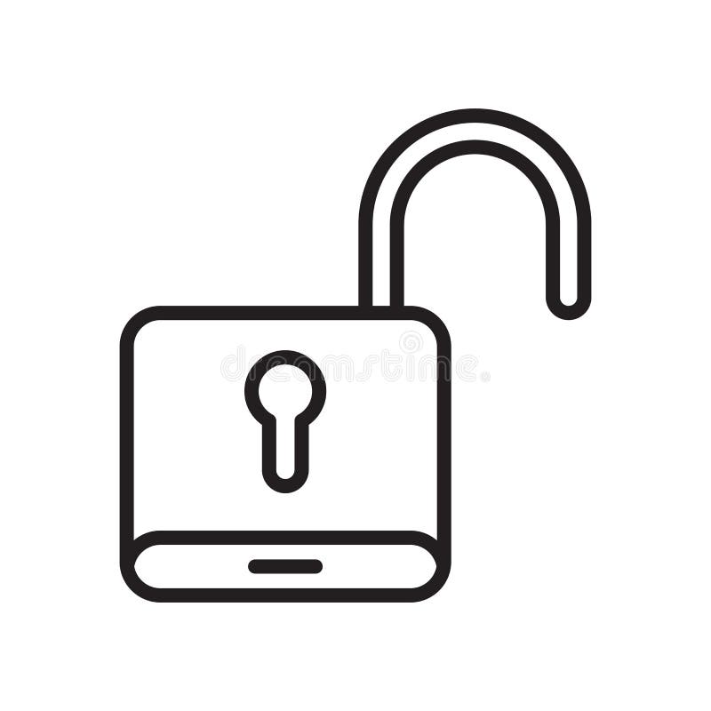 Open Access Icon Vector Sign and Symbol Isolated on White Background ...