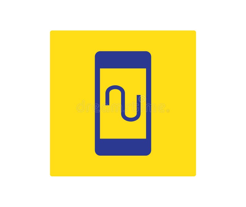 Unlock Logo Design stock illustration. Illustration of important - 84972604