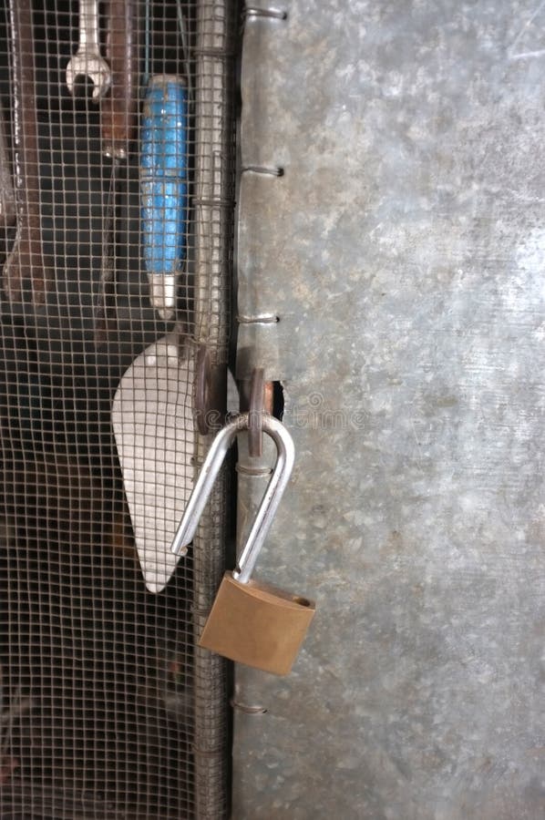 Unlock Master Key in Front of Hardware Storage Stock Photo - Image of ...
