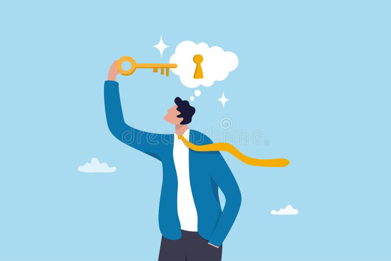 Unlock Potential, Discover Key To Solution Solving Problem, Open ...