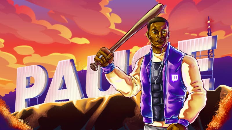 Pause Stream Overlay Afternoon Twitch Overlay. Stream Pause Brb Stock ...