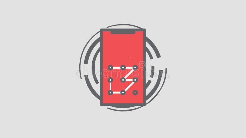 Unlock the Screen on the Handphone Stock Footage - Video of indoors ...