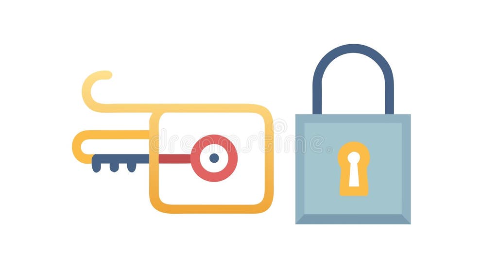 Unlock Security Padlock Key Icon Vector Graphic, Vector Design ...