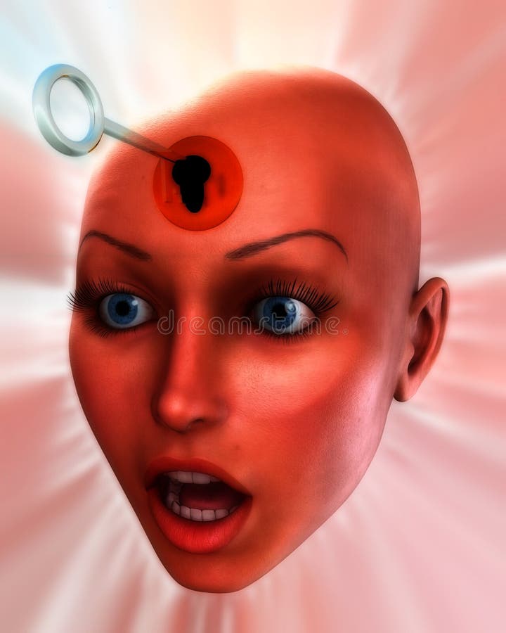 Unlock Your Mind stock photo. Image of locked, conceptual - 2631700