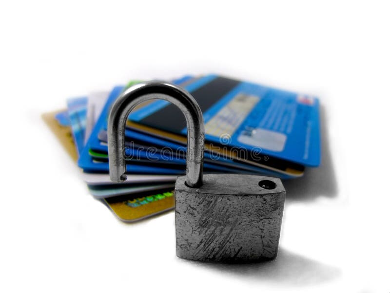 Unlocked and Unsafe Pin - Identity Theft 02 Stock Image - Image of ...