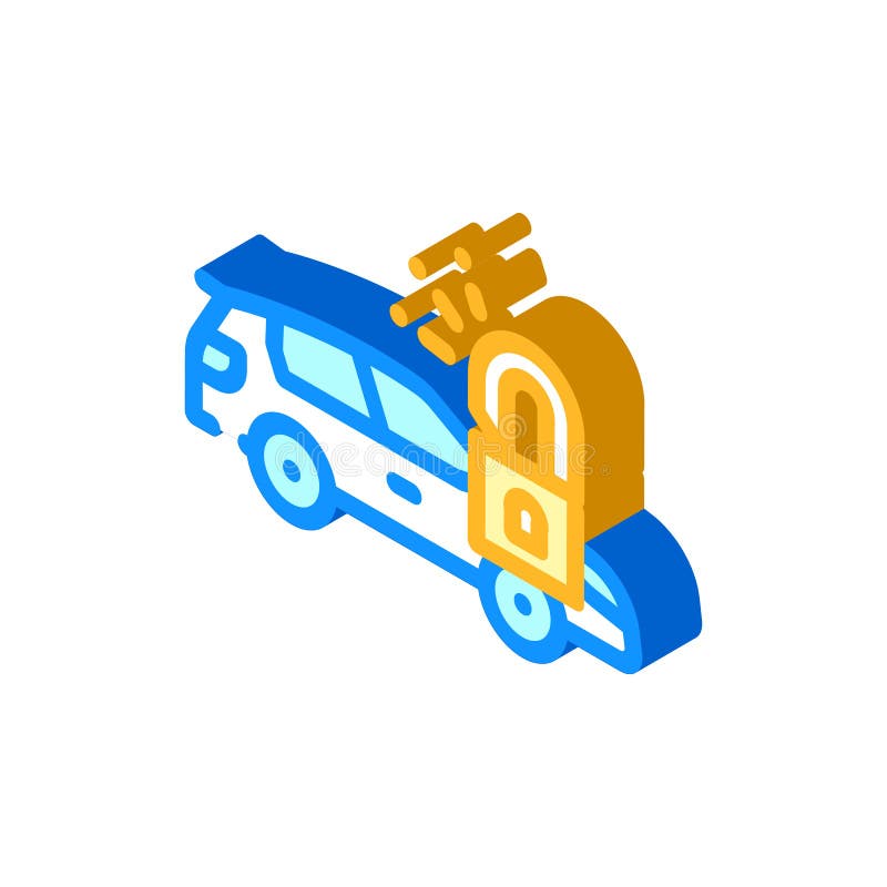 Unlocking Car Isometric Icon Vector Illustration Stock Vector ... Unlocking Car Isometric Icon Vector Illustration Stock Vector ...