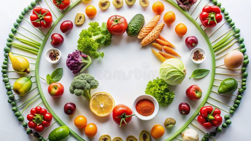 Unlocking the Connection between Healthy Diet and DNA a Visual ...